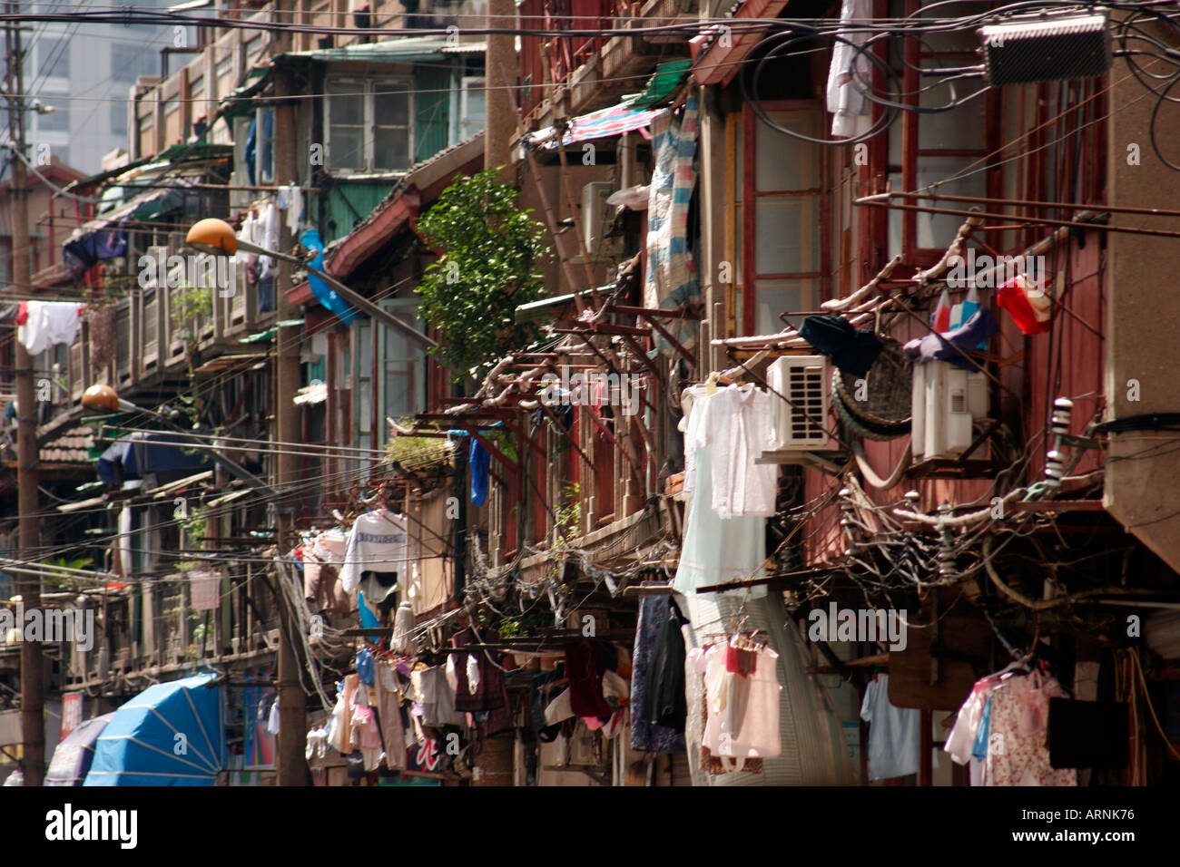 Street scene in Shanghai China Stock Photo - Alamy