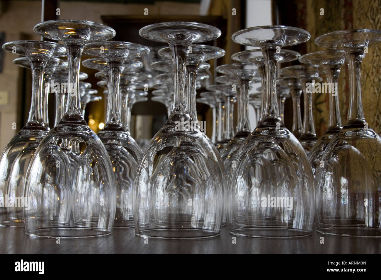 Stacked wine glasses hi-res stock photography and images - Alamy