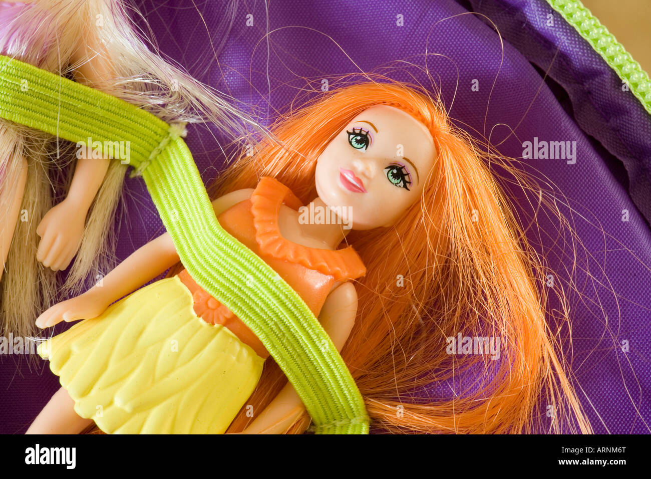Colorful kid's doll Stock Photo - Alamy