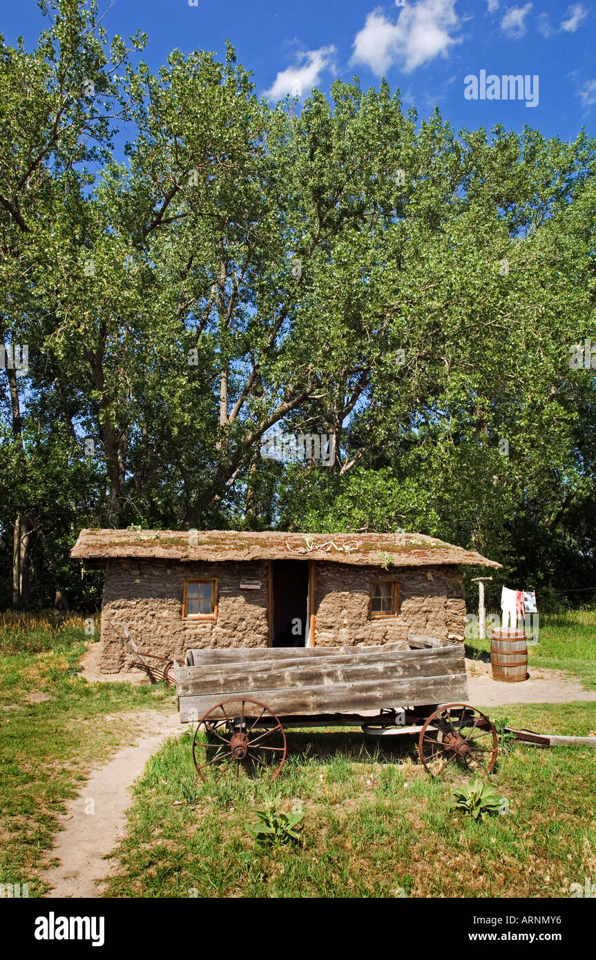 Sod House Museum in Gothenburg Nebraska Stock Photo - Alamy