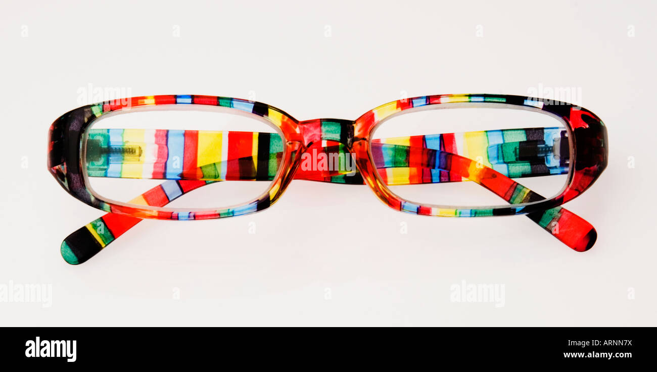 bright coloured glasses Stock Photo - Alamy