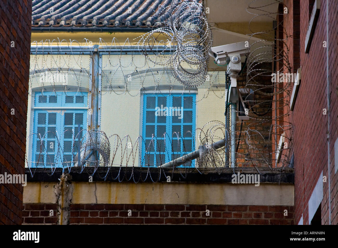 Victoria Prison Colonial Architecture in Central Hong Kong Stock Photo ...