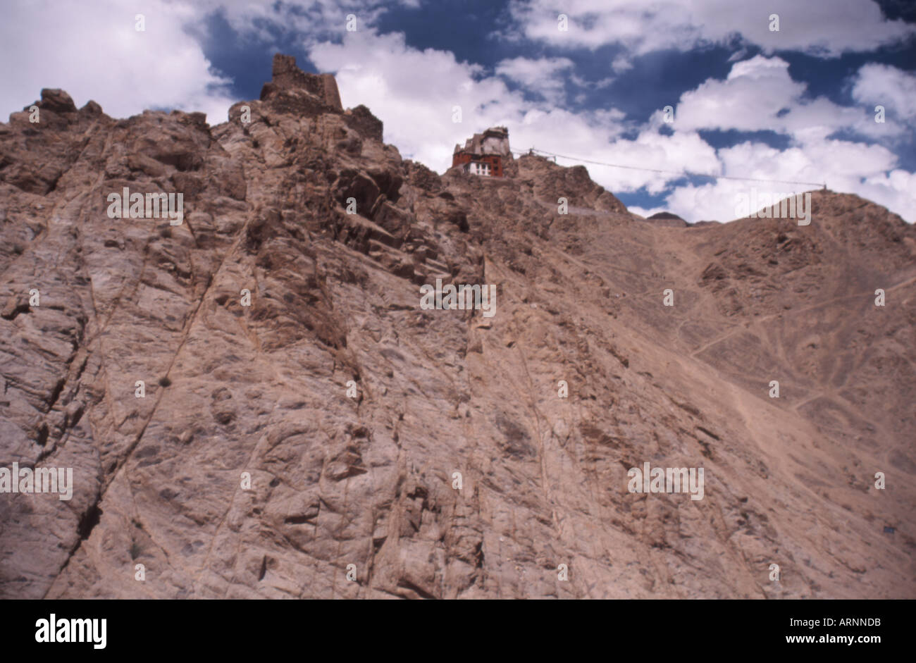 Fort of Tashi Namgyal Leh Ladakh India Stock Photo - Alamy