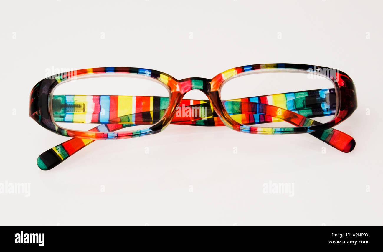 bright coloured glasses Stock Photo - Alamy