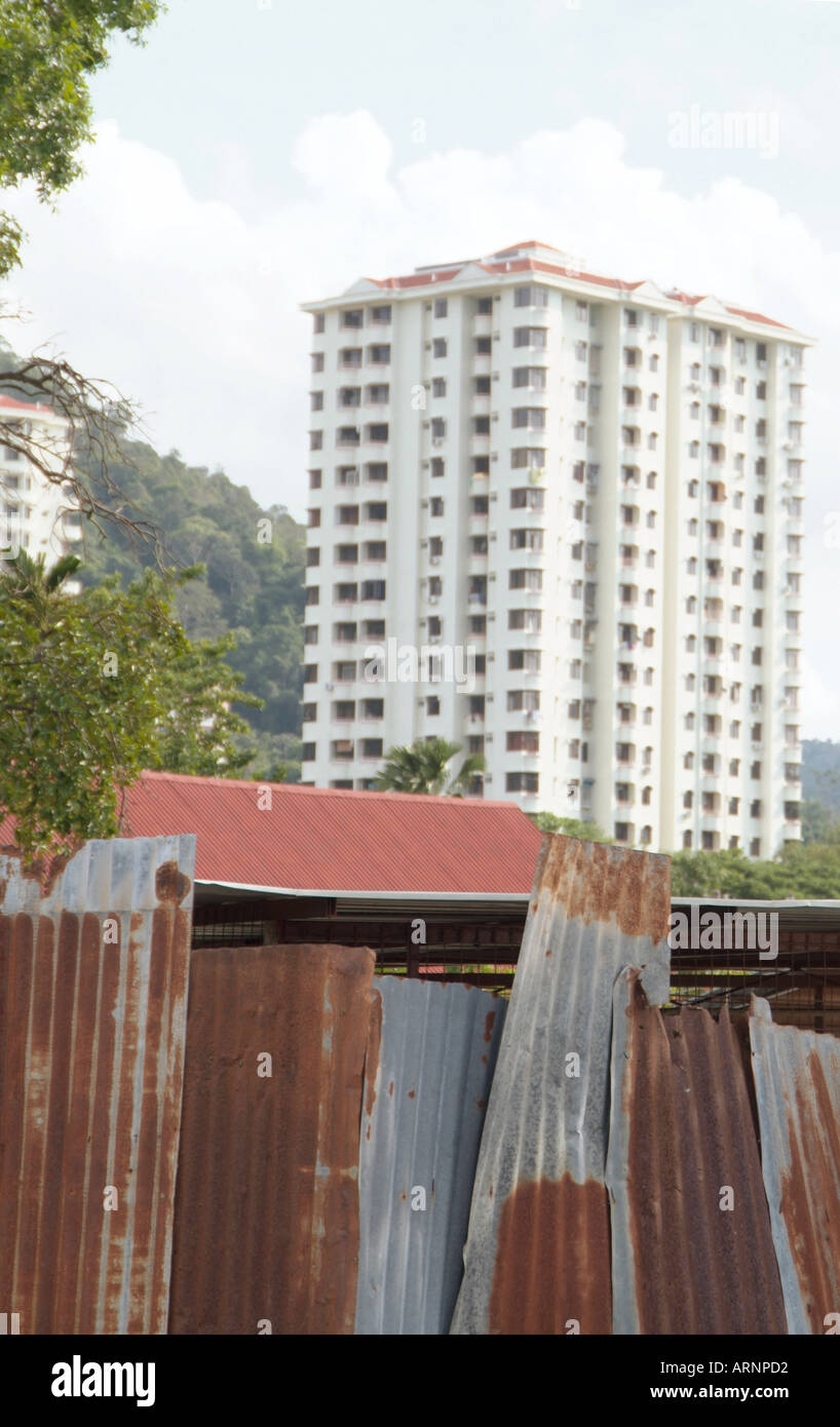apartment, block, penang, Malaysia, Malaysian, house, housing, communal ...