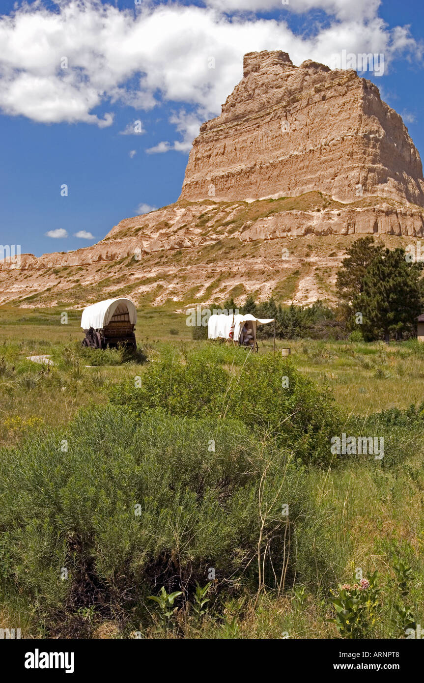 Scotts Bluff National Monument near to Scottsbluff Nebraska Stock Photo ...