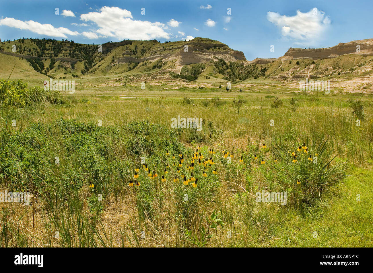 Scotts Bluff National Monument near to Scottsbluff Nebraska Stock Photo ...