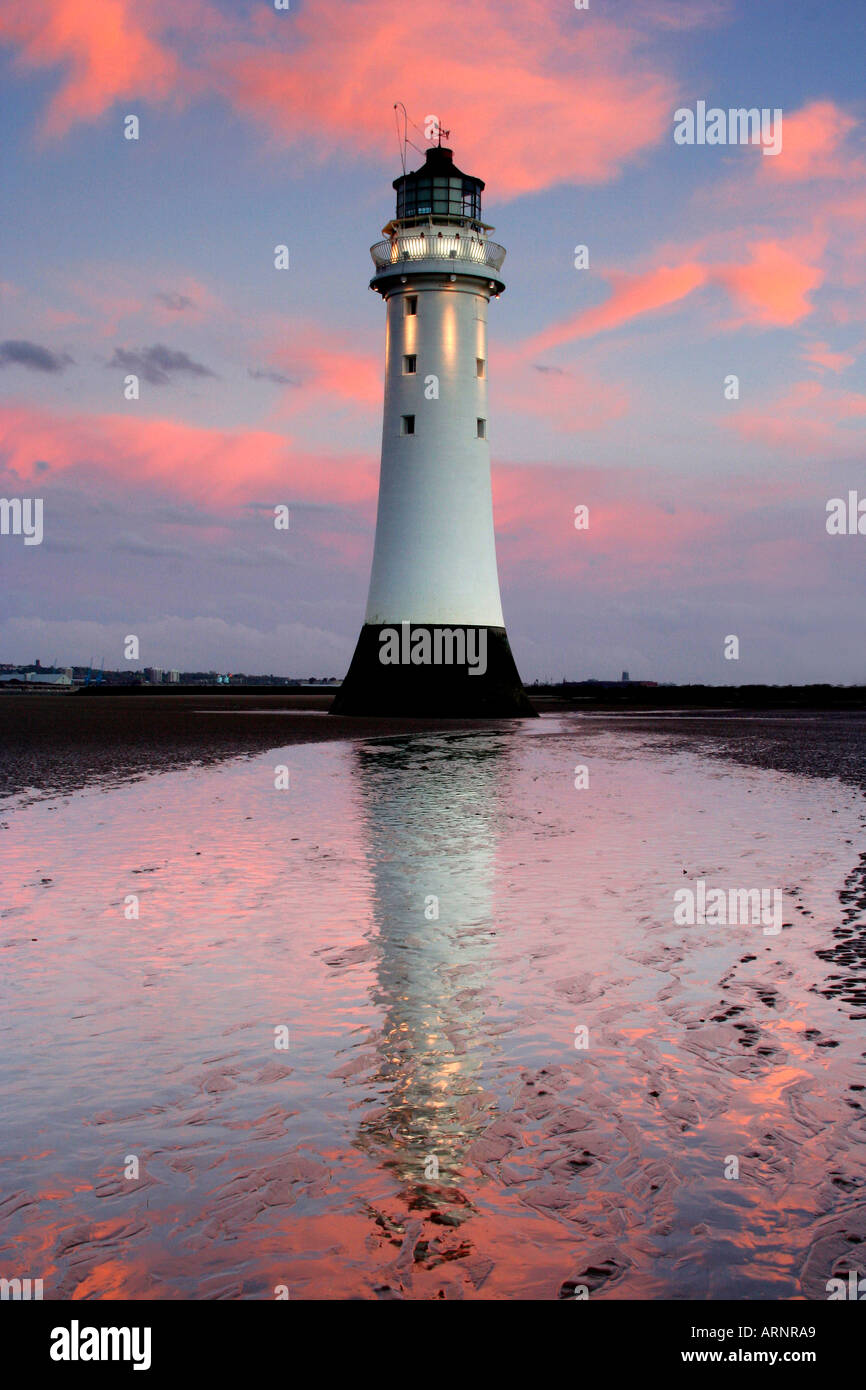 Fort Perch Rock Lighthouse Stock Photo - Alamy