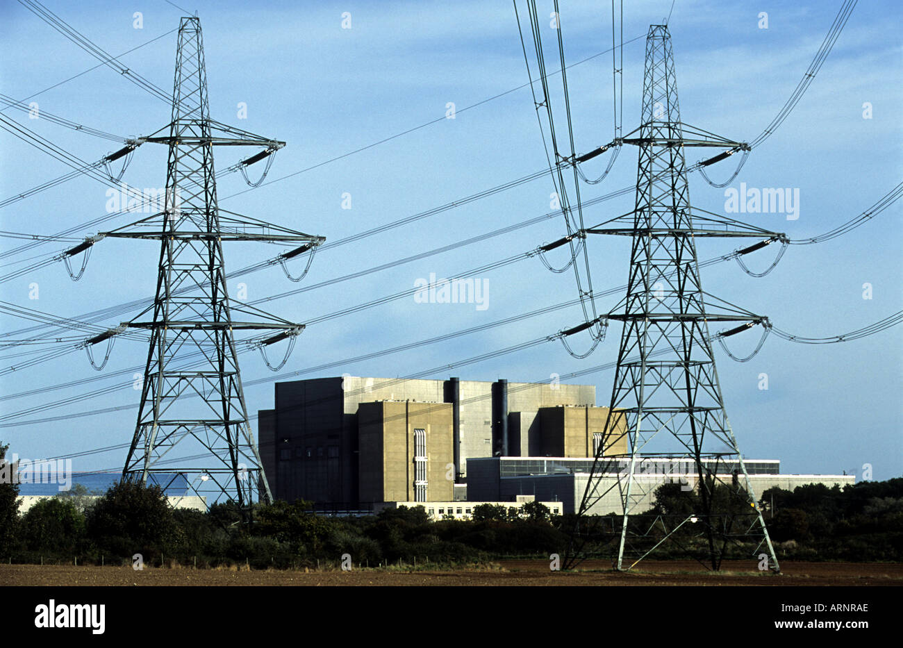Sizewell A magnox nuclear power station which ceased generating ...