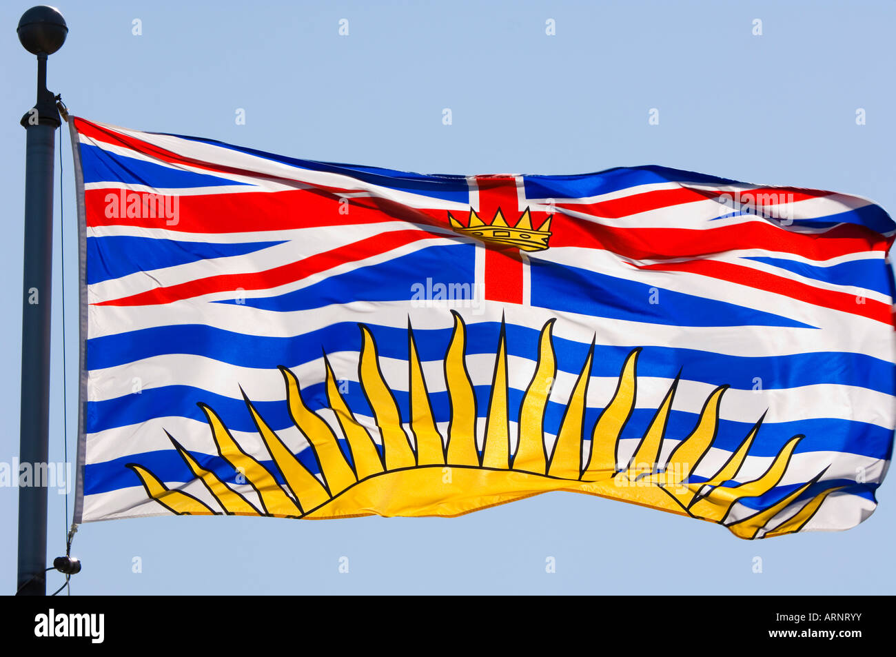British columbia flag hi-res stock photography and images - Alamy