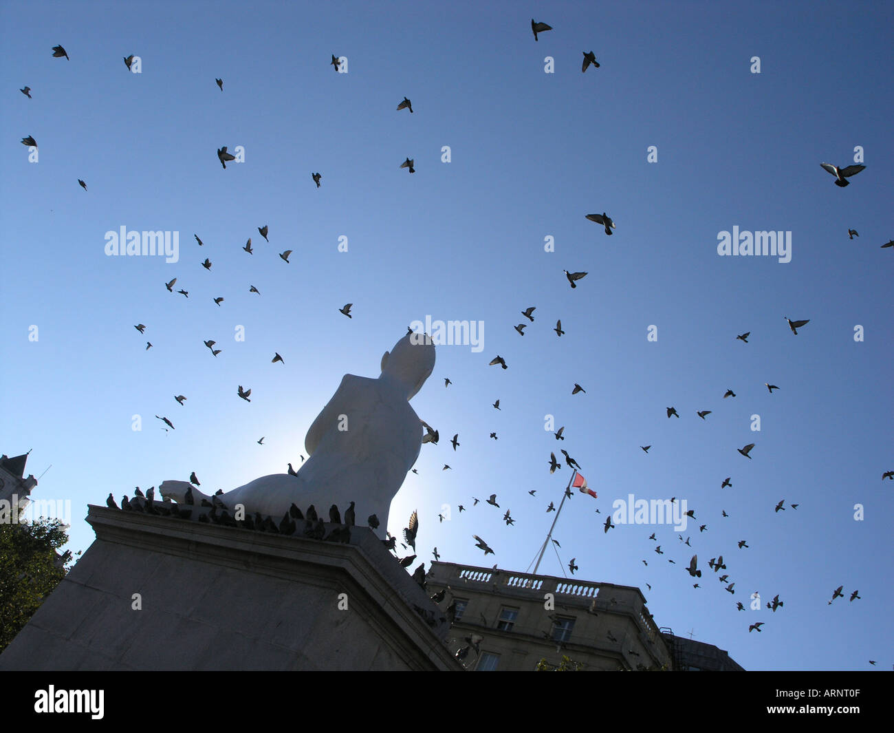 The statue of "Alison Lapper Pregnant" by Artist Marc Quinn in ...
