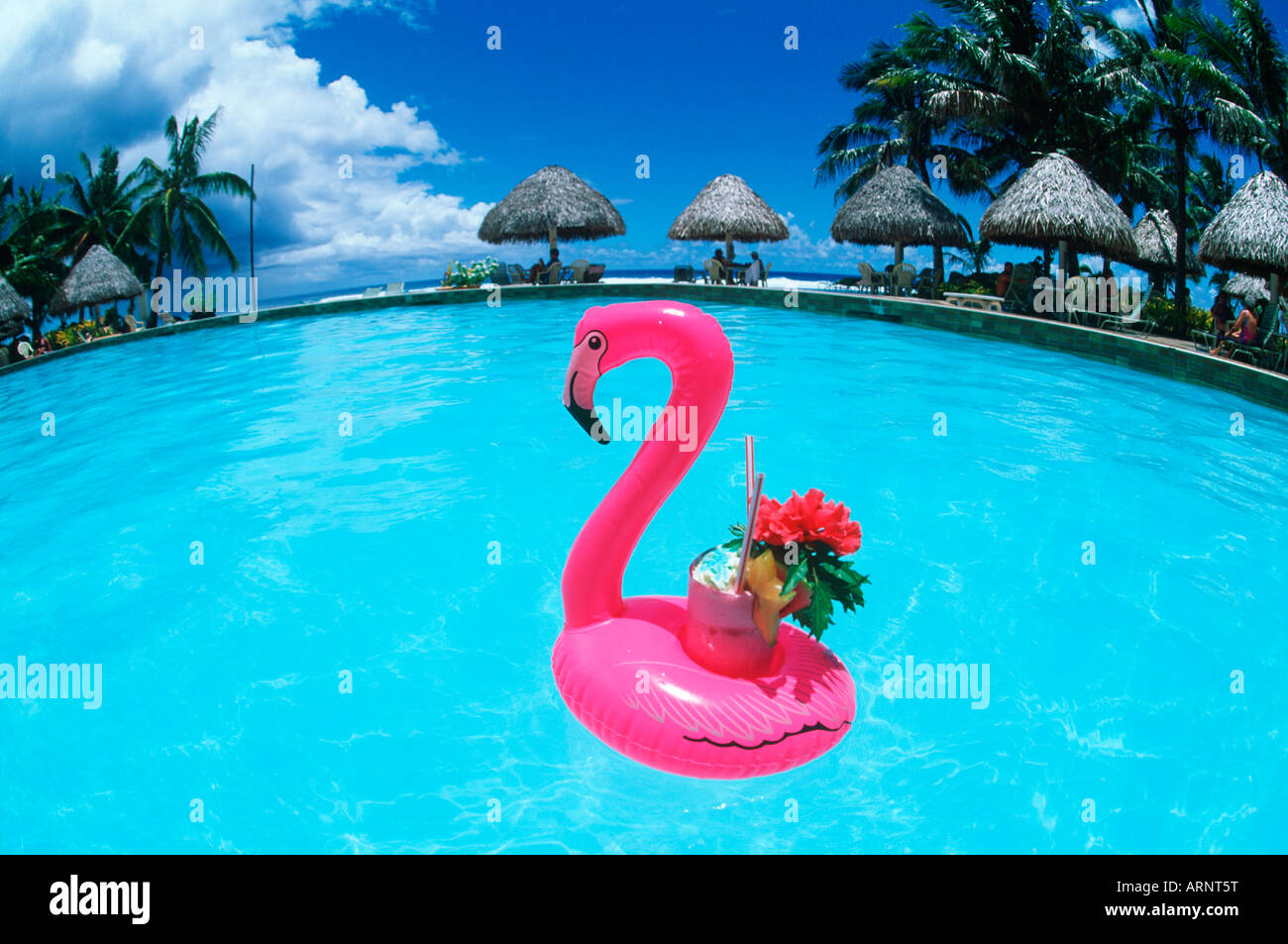 Pool cabana pink hi-res stock photography and images - Alamy