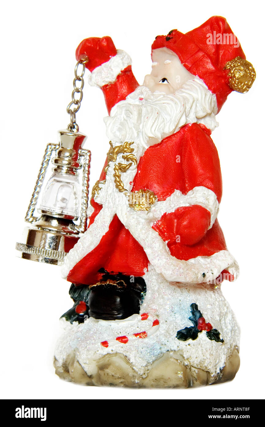 Santa claus lamp Cut Out Stock Images & Pictures - Alamy