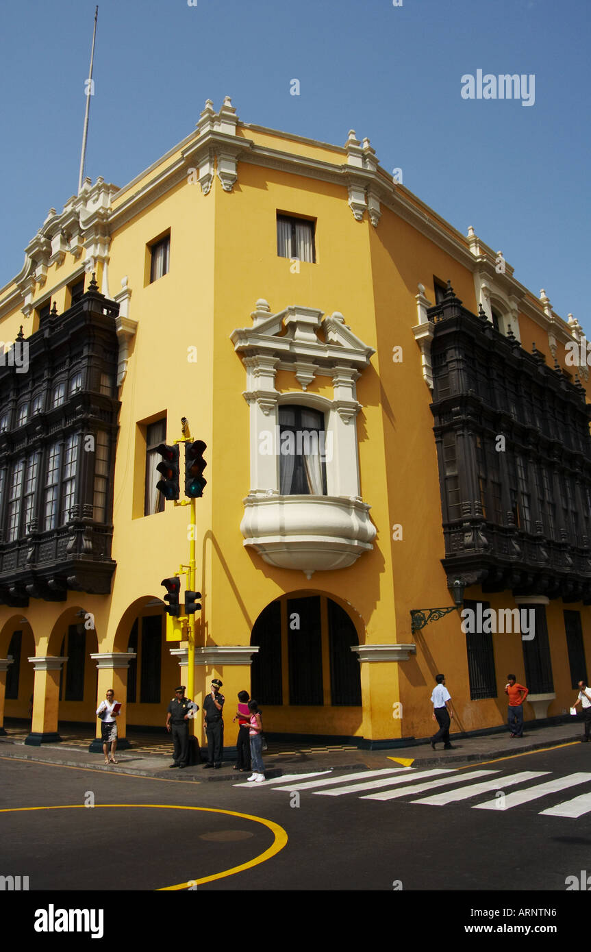 Plaza Mayor, Plaza de Armas, Lima Peru, Armada Municipal Building Stock ...