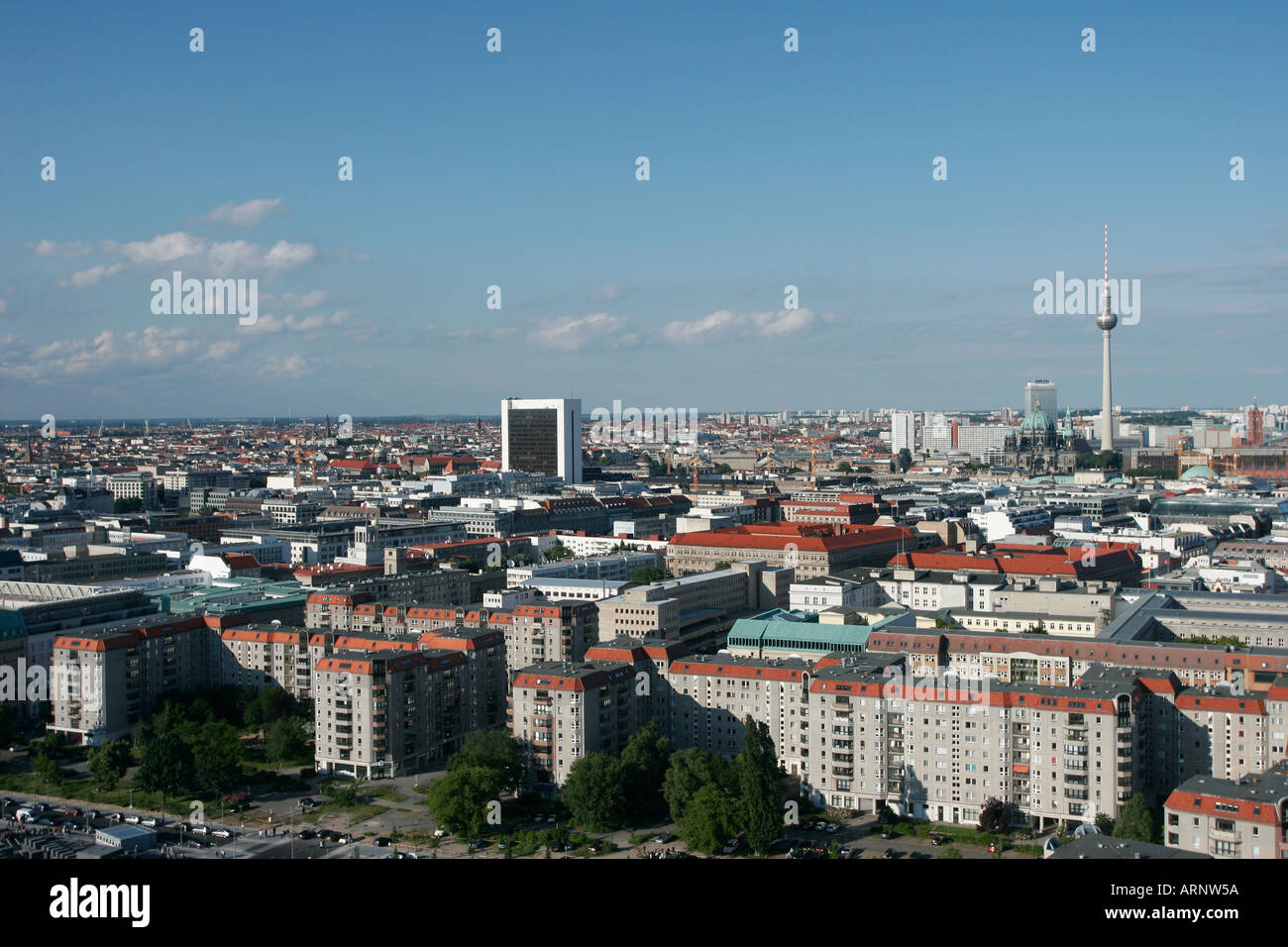 Aerial view of berlin wall hi-res stock photography and images - Alamy