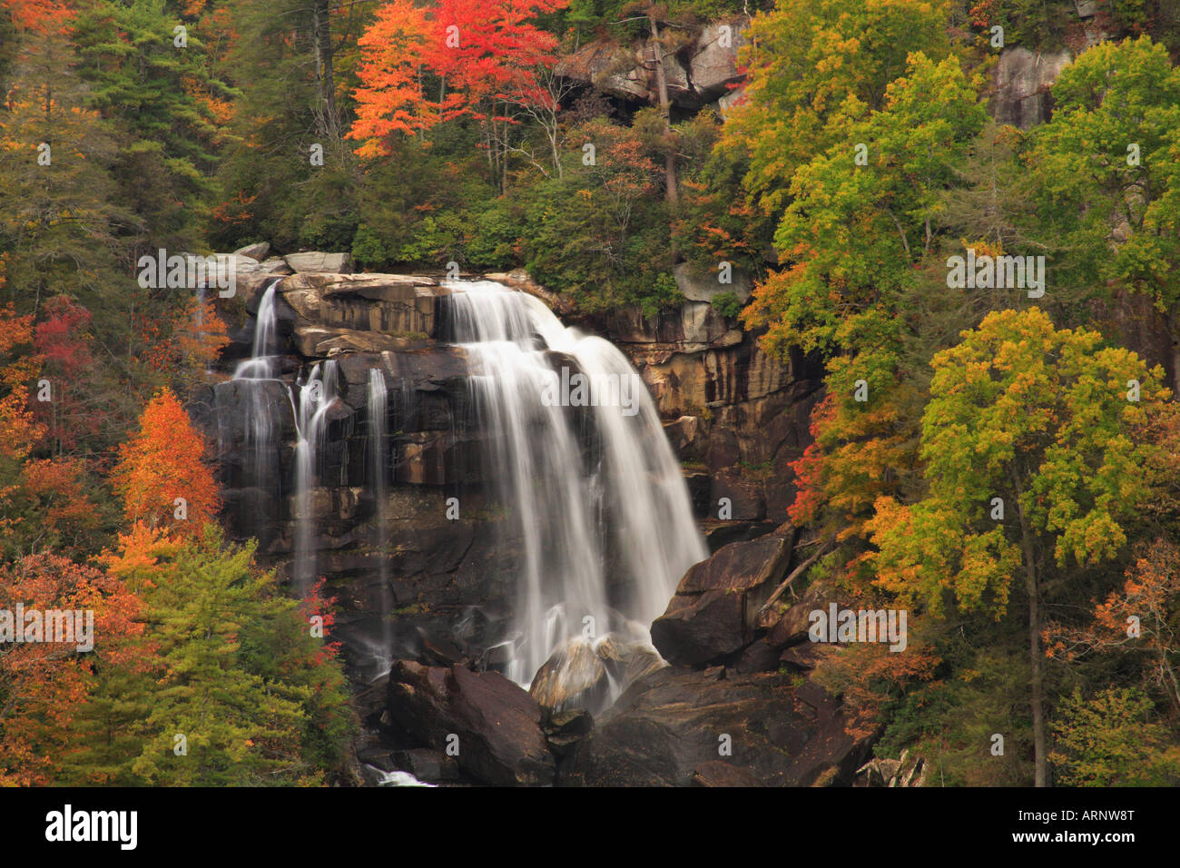 Whitewater falls cashiers north carolina hi-res stock photography and ...