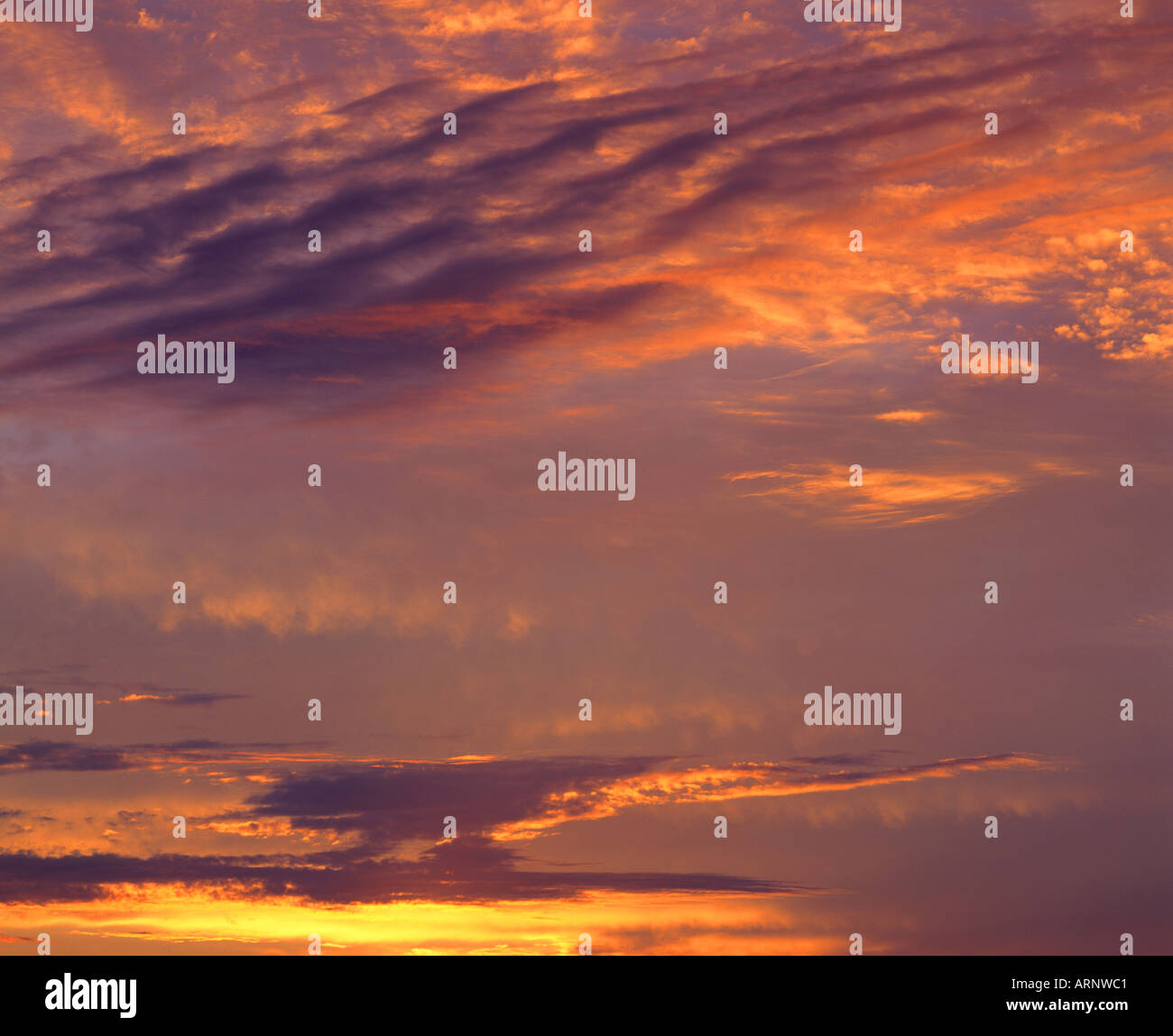 NATURE SKY SUNSET Stock Photo - Alamy