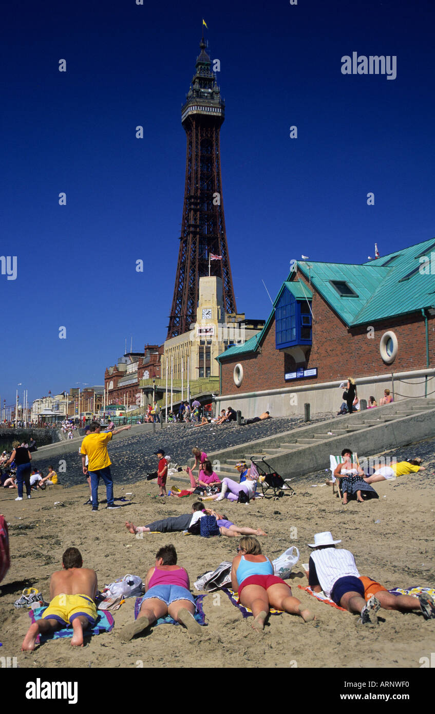 Busy Beach Blackpool High Resolution Stock Photography and Images - Alamy