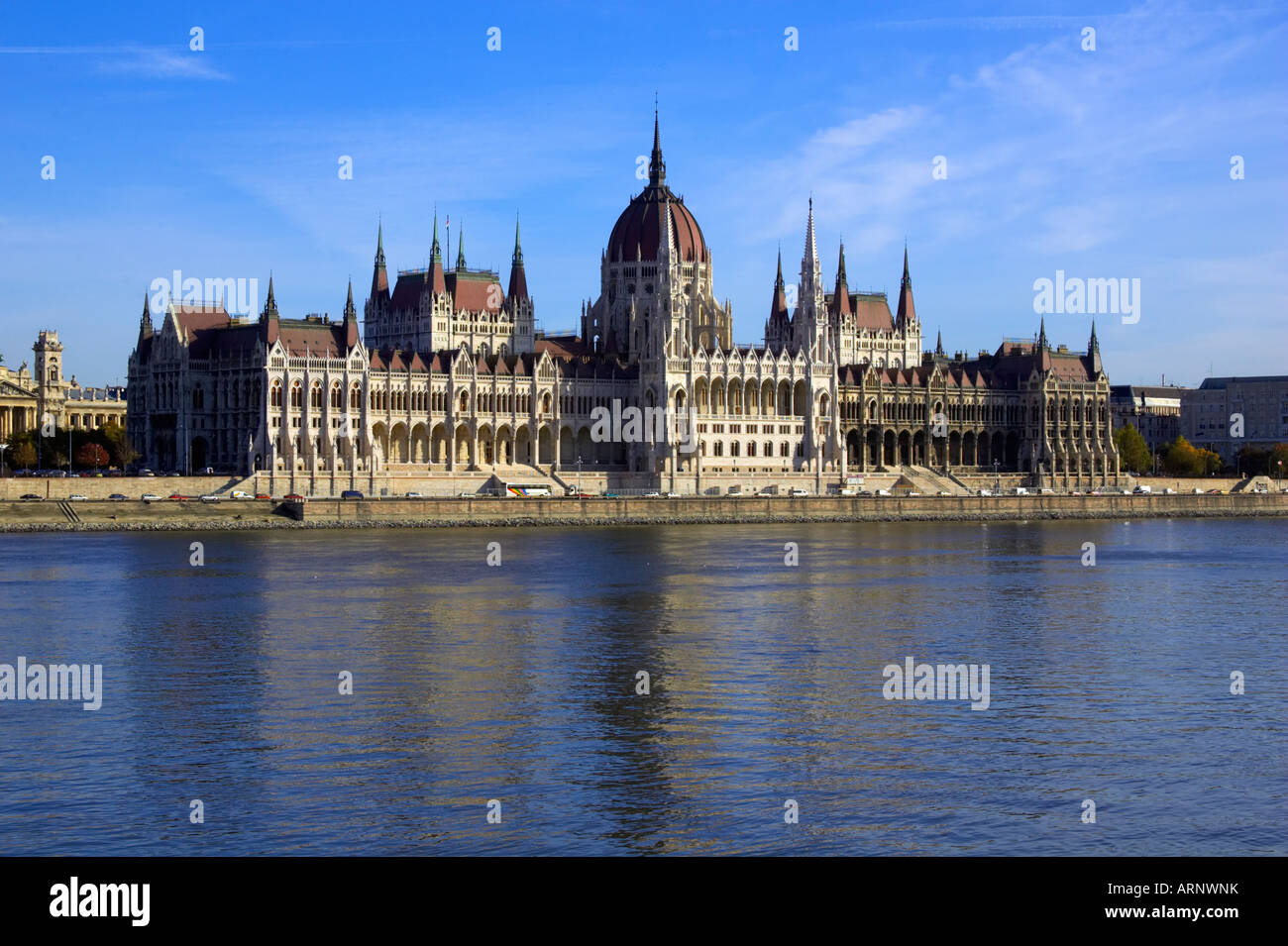 Houses Of Parlament The Parliament Building Budapest Hungary Stock ...