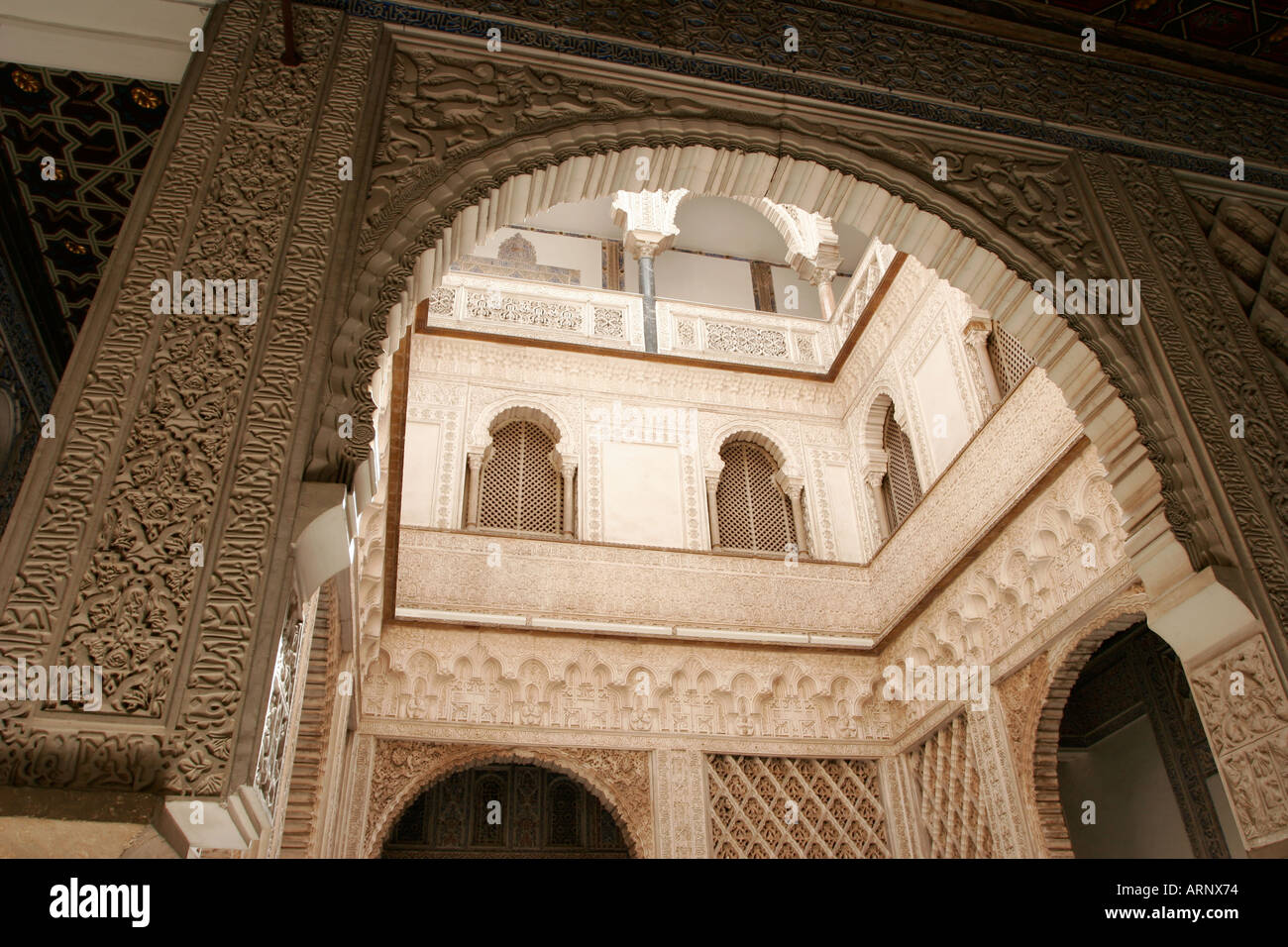The Real Alcazar palace in Seville Spain andalucia andalusia sevilla ...