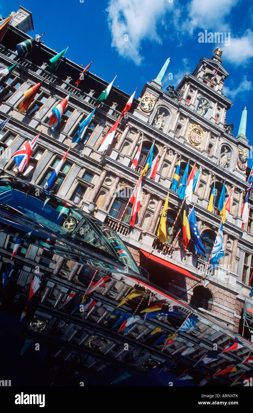 Belgium, Antwerp, Town Hall Stock Photo - Alamy