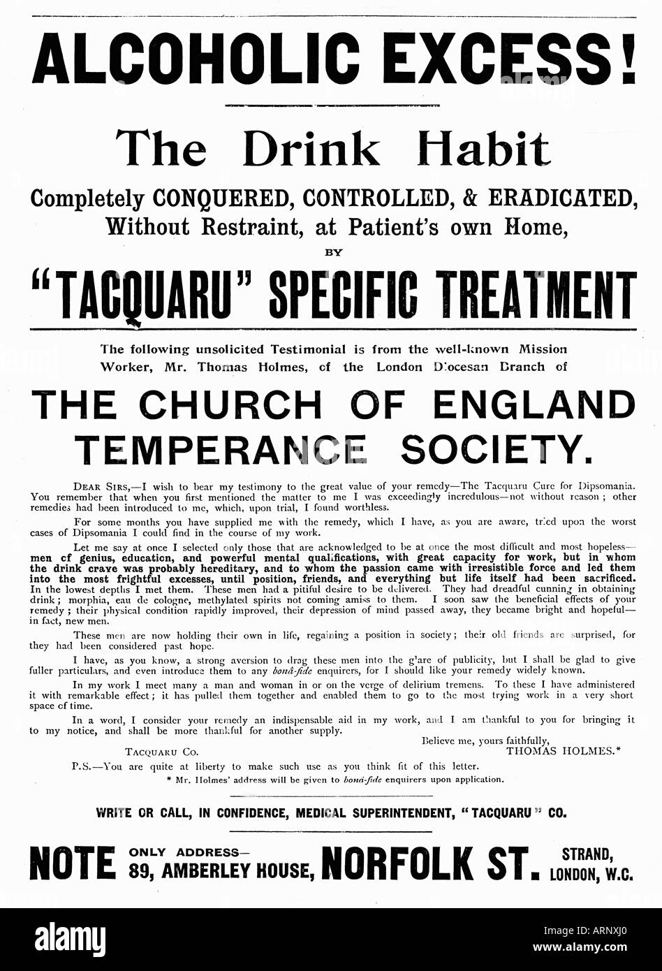 Victorian health posters hi-res stock photography and images - Alamy