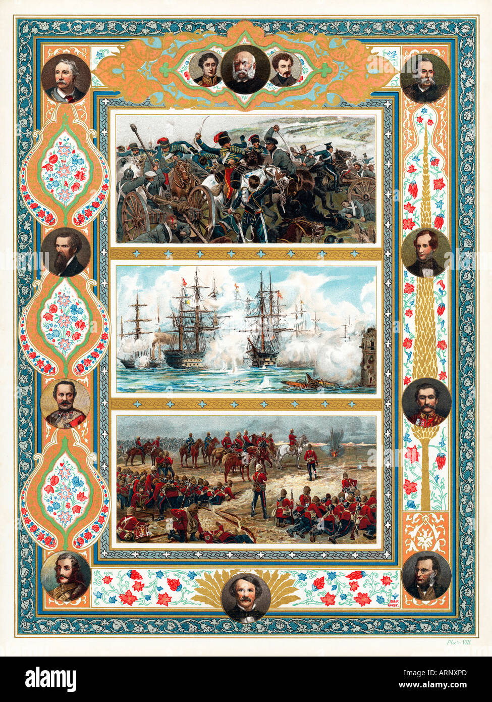 Victorian Battles souvenir of Queen Victorias Diamond Jubilee in 1897 ...