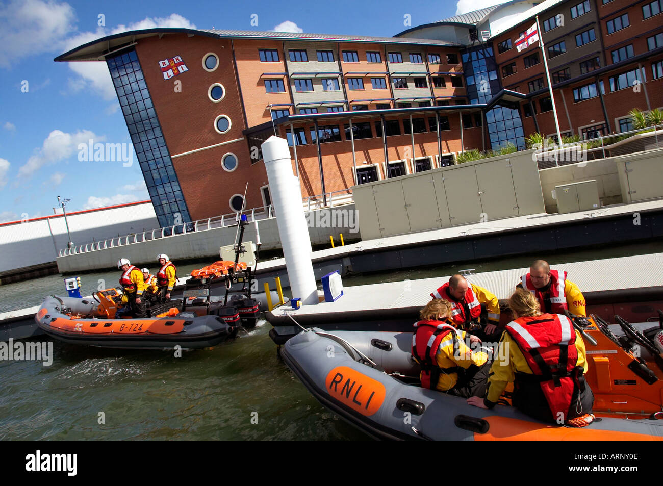 RNLI Lifeboat college in Poole, Dorset, UK Stock Photo - Alamy