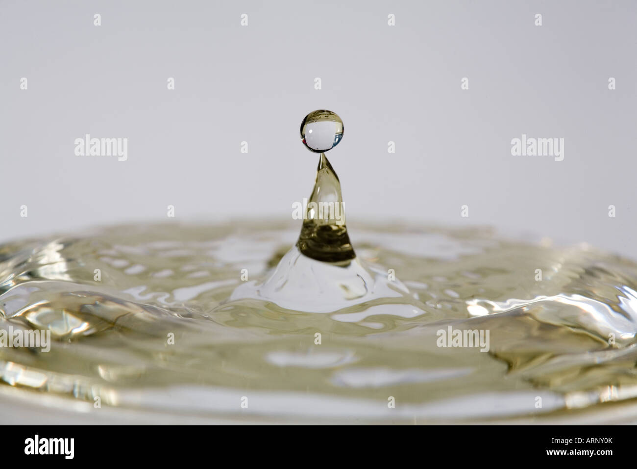 Droplet of water Stock Photo - Alamy