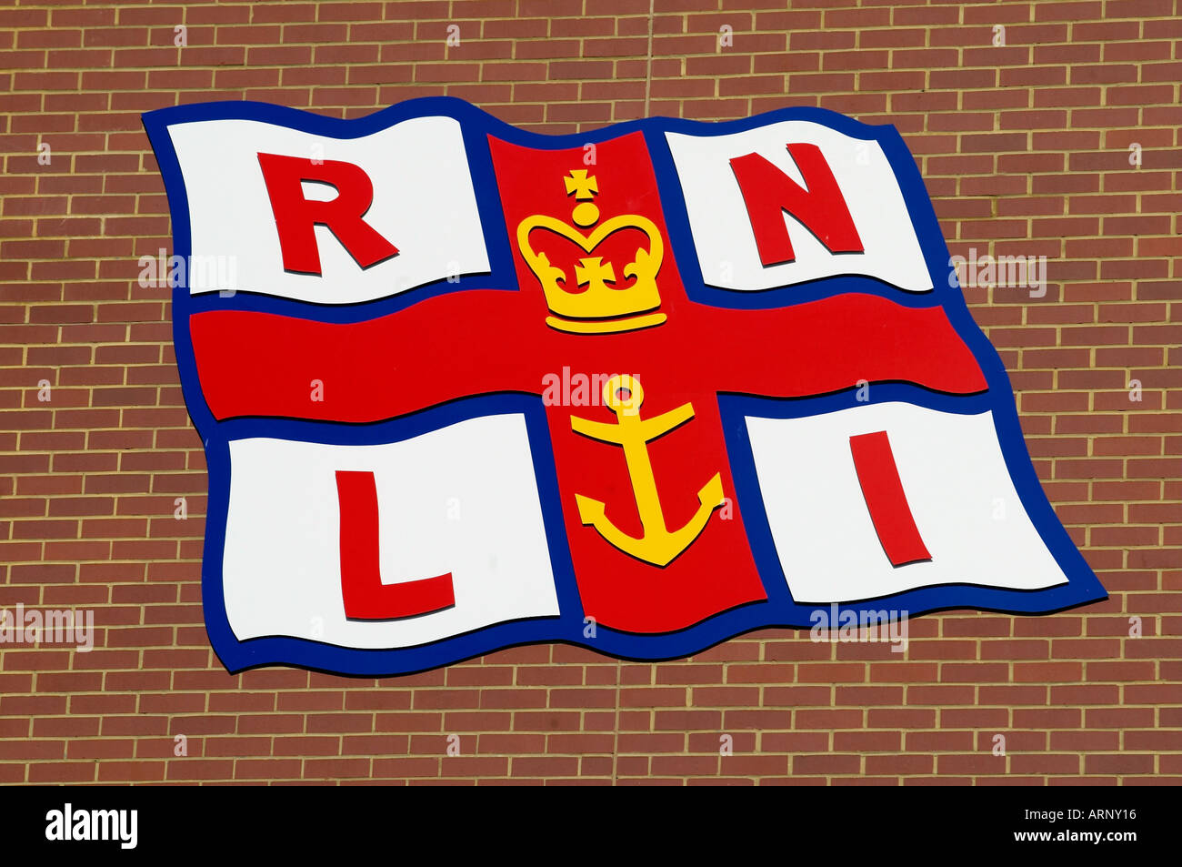 Rnli flag anchor crown hi-res stock photography and images - Alamy