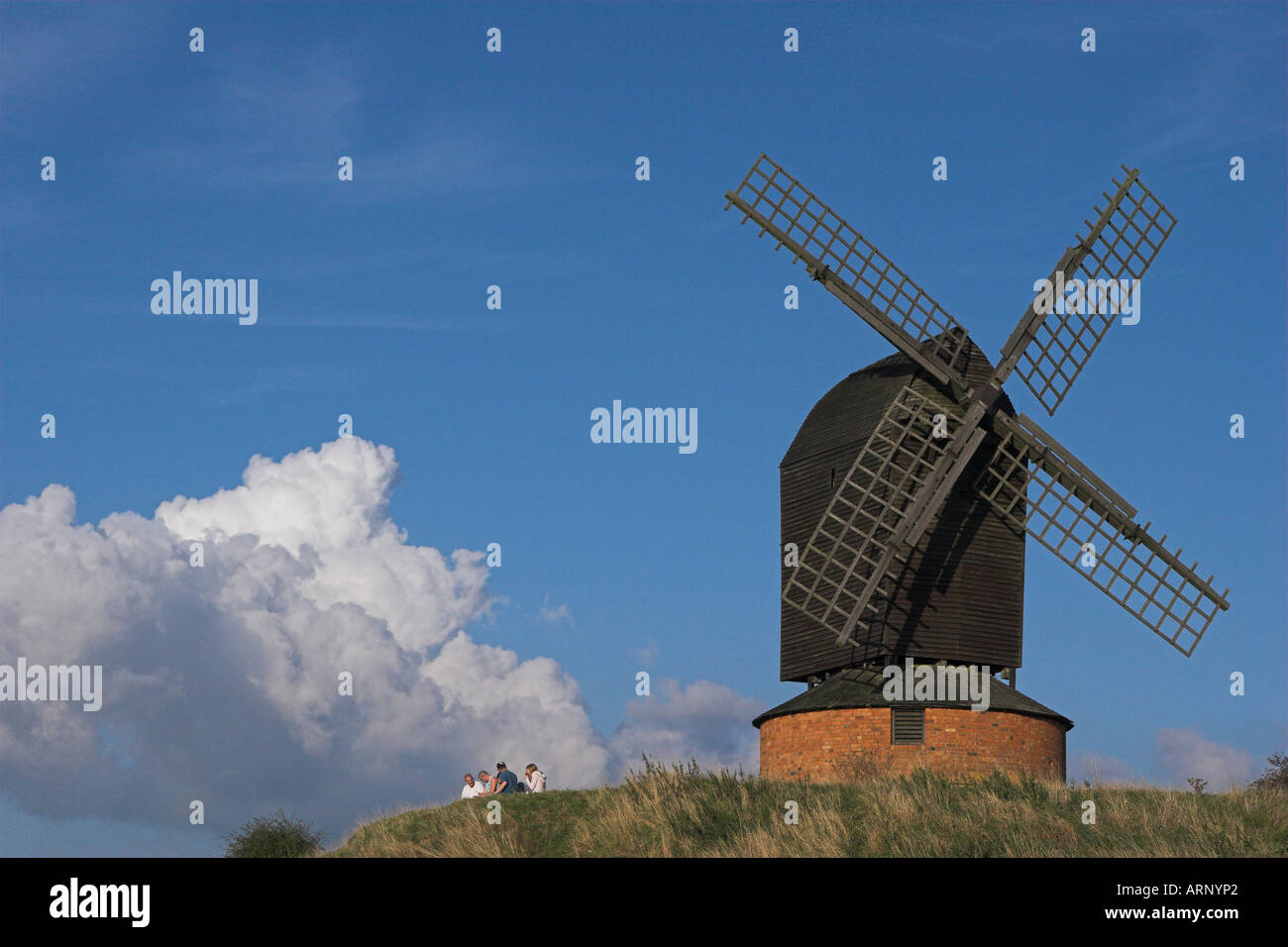 [Brill Windmill], Buckinghamshire, England, UK, traditional "post mill ...