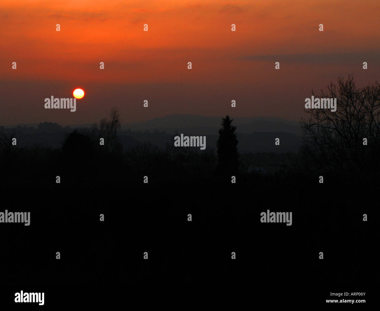 Spring sunset uk hi-res stock photography and images - Alamy
