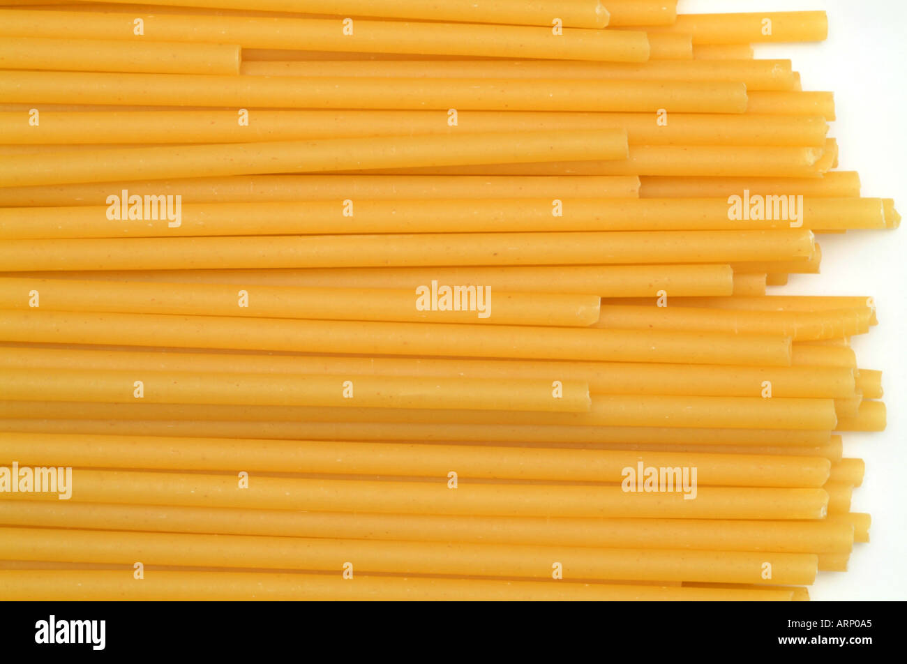 long Macaroni Italian noodle pasta Italy Stock Photo - Alamy