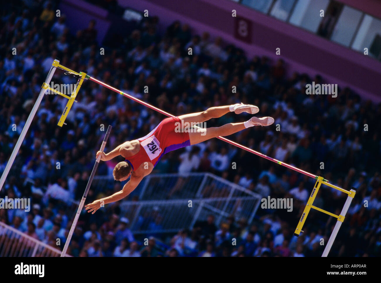 Pole vaulter bar hi-res stock photography and images - Alamy