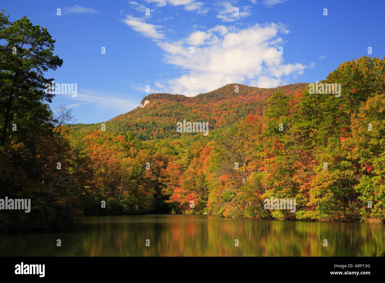 Fishing, Table Rock State Park, Pickens, South Carolina, USA Stock ...