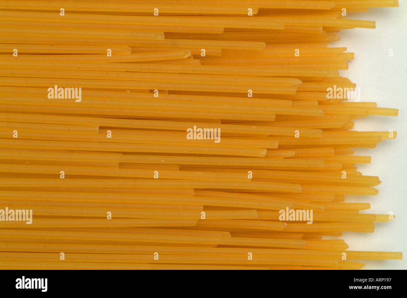 Spaghetti Italian uncooked noodle pasta Stock Photo - Alamy