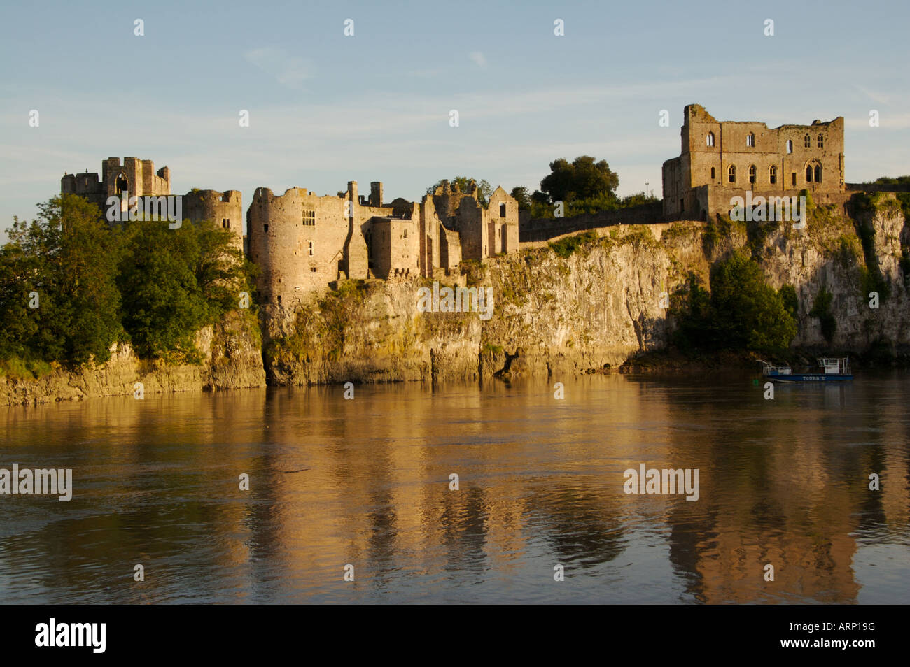 Chepstow Castle and River Wye Stock Photo - Alamy