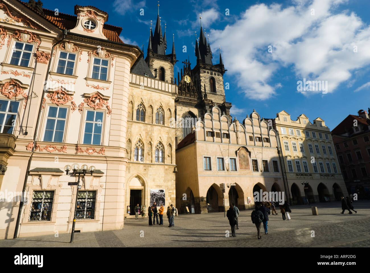 Main Square, Prague, Czech Republic Stock Photo - Alamy