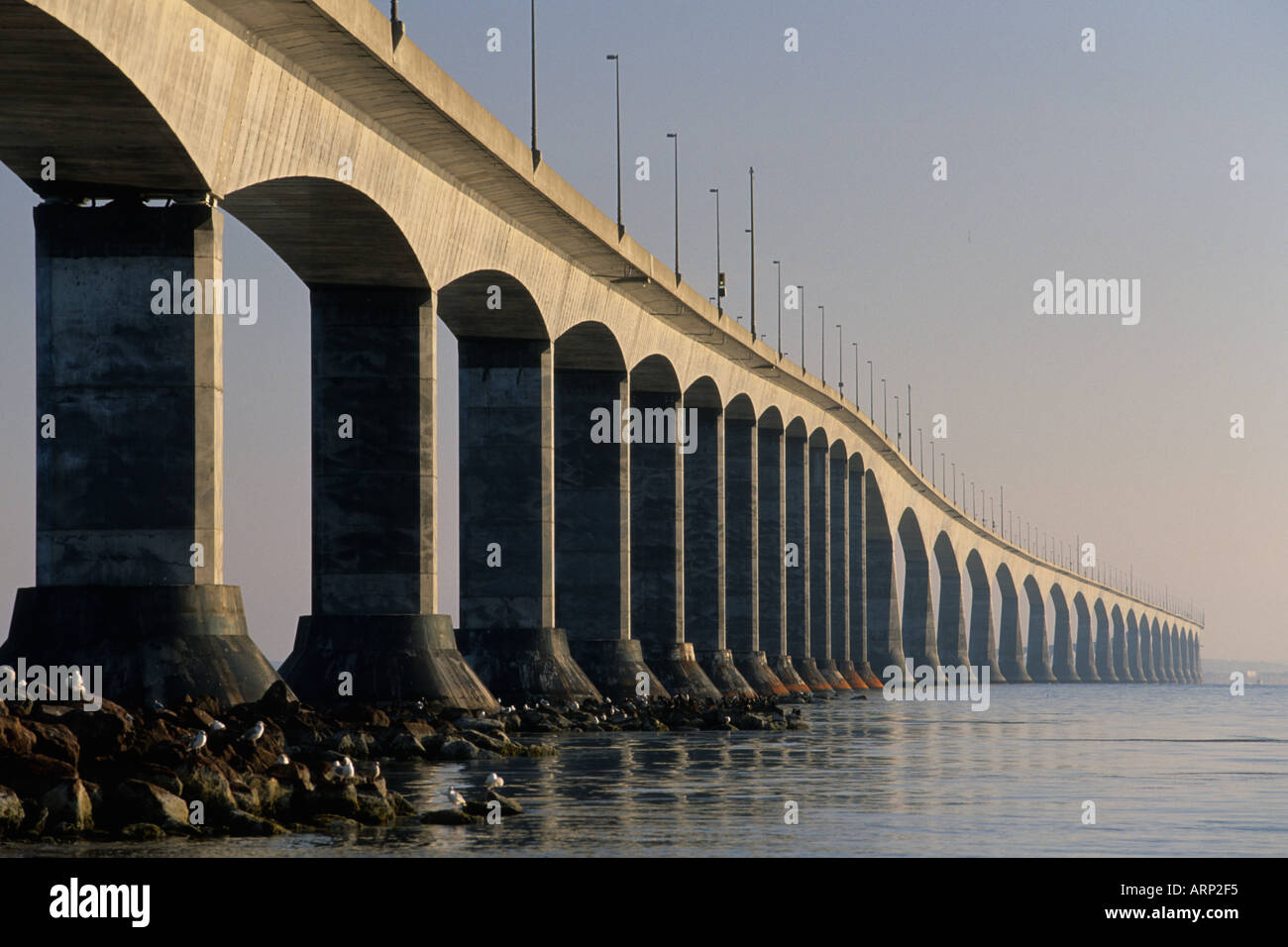 Confederation bridge canada longest bridge hi-res stock photography and ...