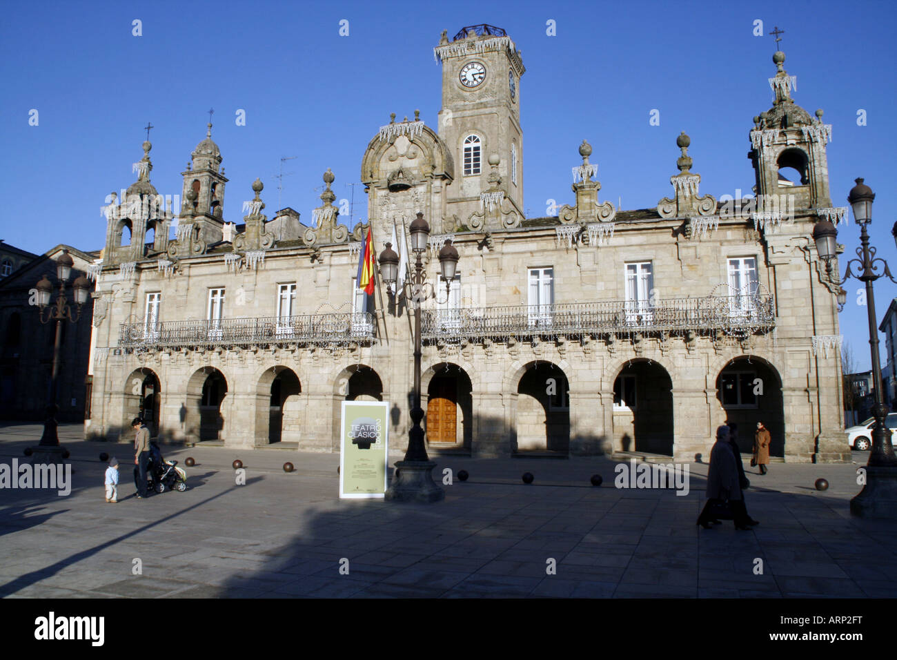 Lugo Town Hall Stock Photo - Alamy