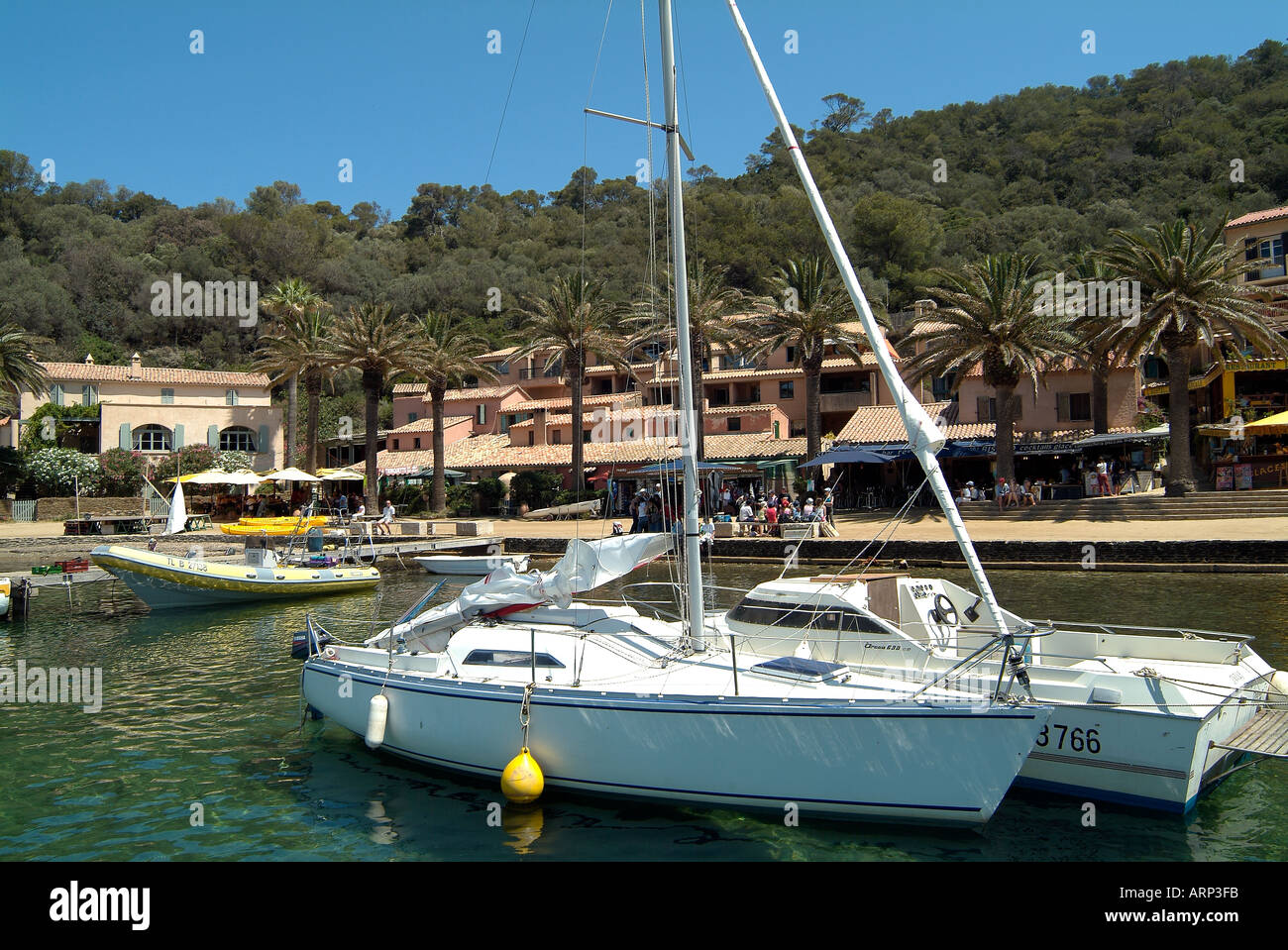 Port cros island in the Mediterranean sea Stock Photo - Alamy