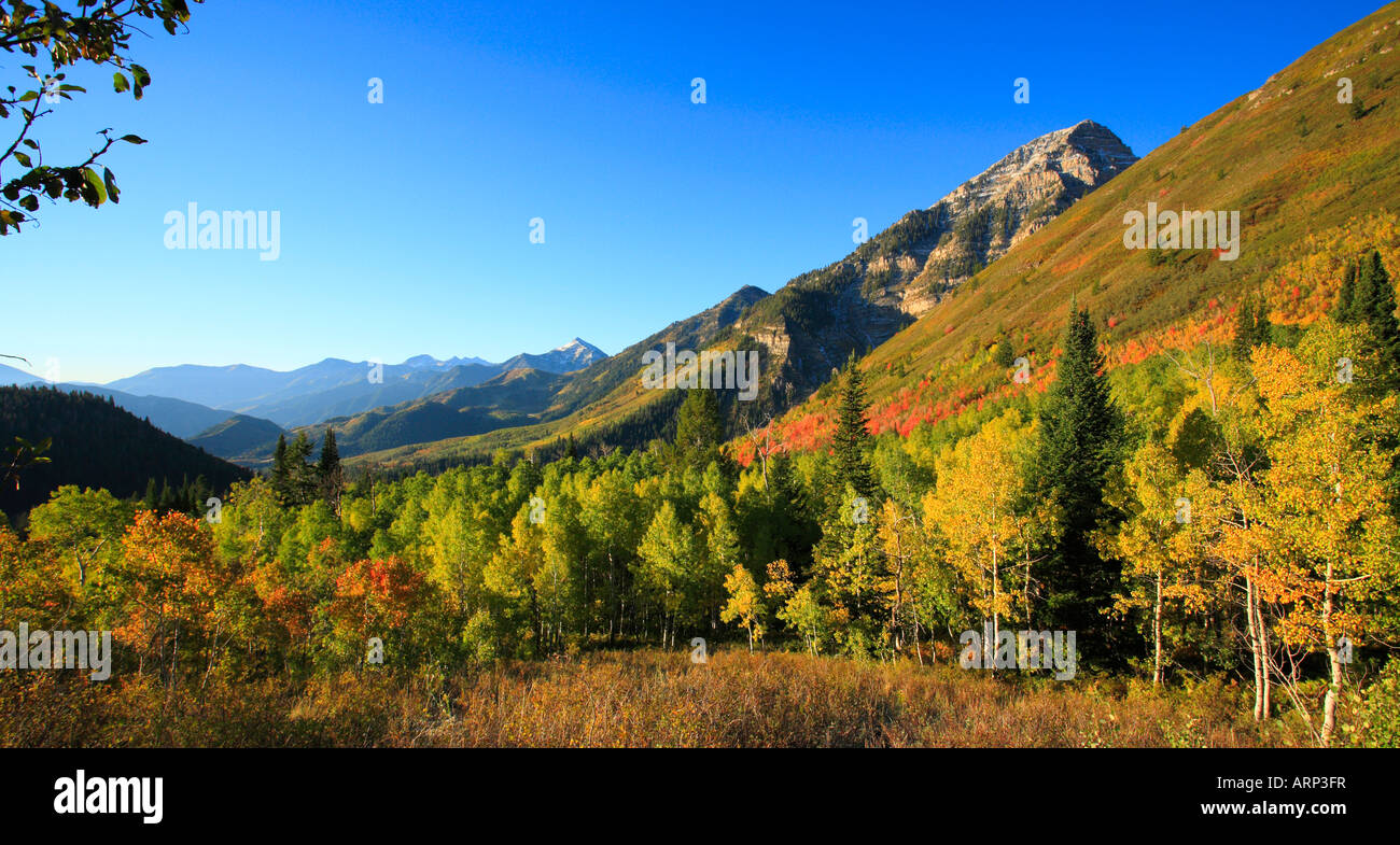 View from Alpine Loop, Provo, Utah, USA Stock Photo - Alamy