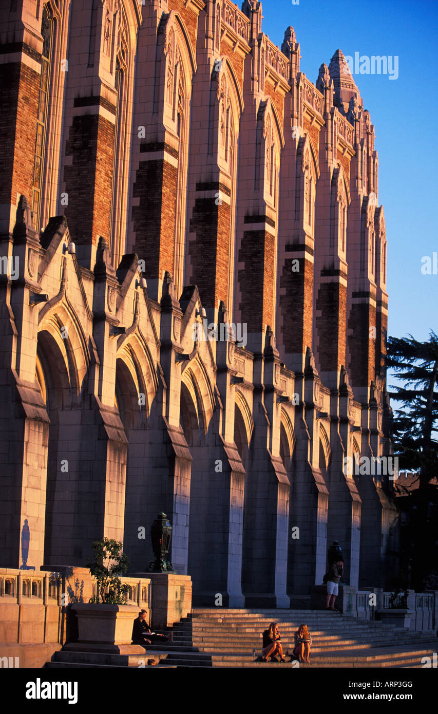 USA, Washington State, Seattle, University of Washington library Stock ...