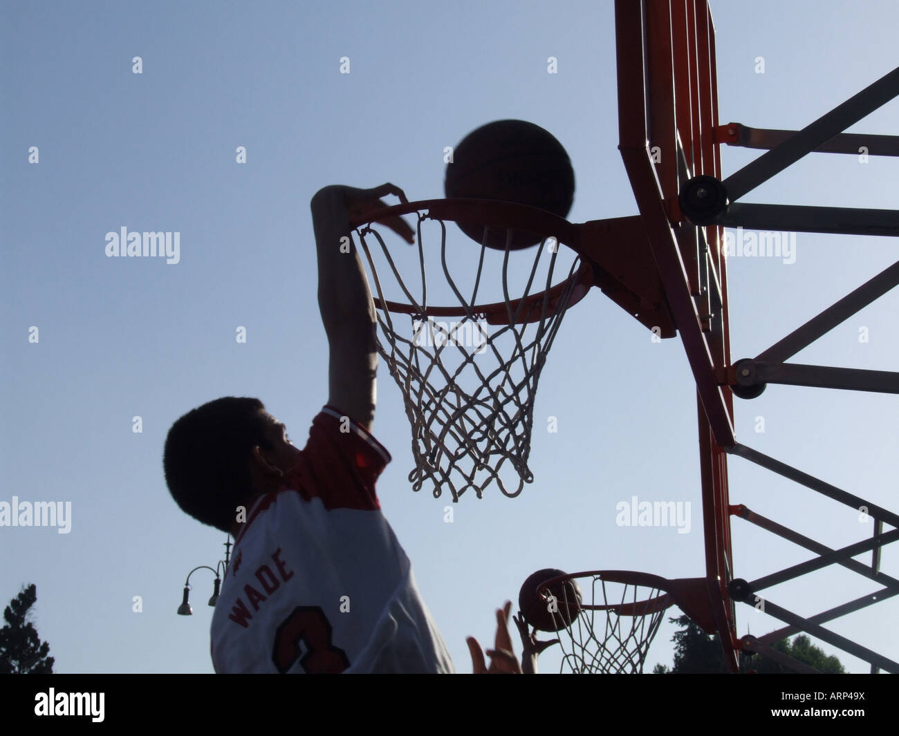 basketball match outdoors Stock Photo - Alamy
