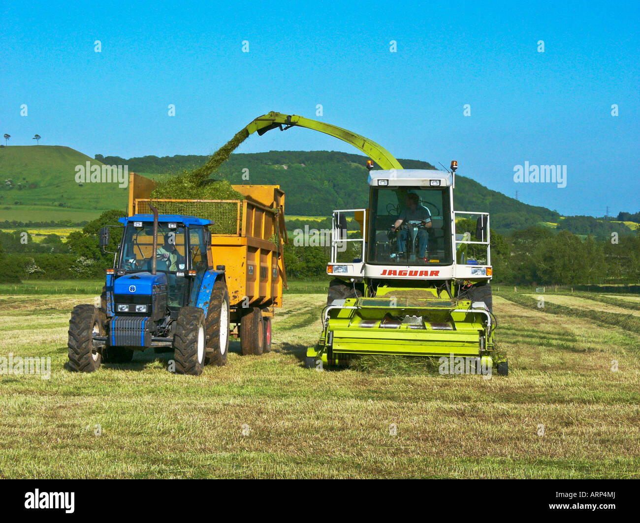 Silage cutting june uk hi-res stock photography and images - Alamy