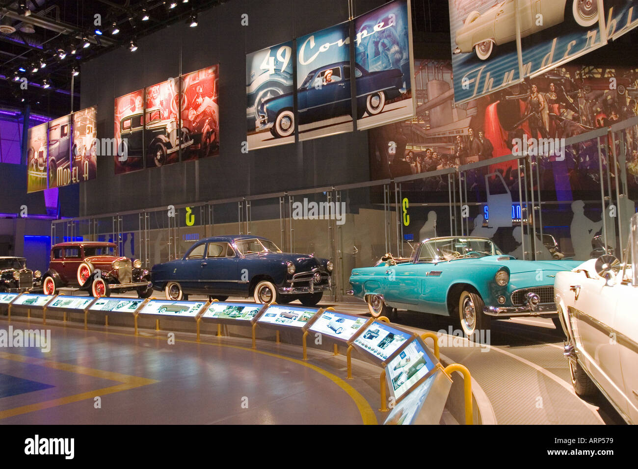 Antique Car Display for Visitors to Ford Motor Company Dearborn Truck ...