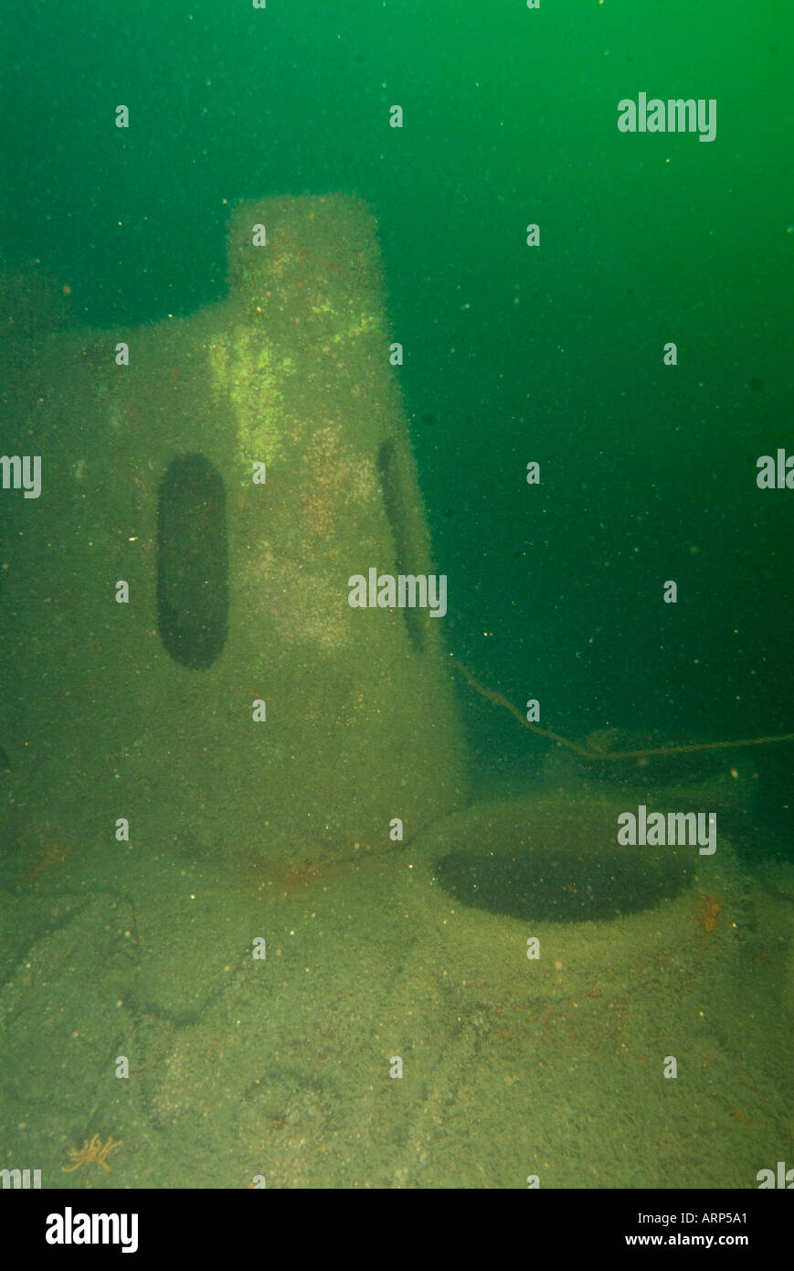 The U171 submarine wreck in Brittany Stock Photo - Alamy