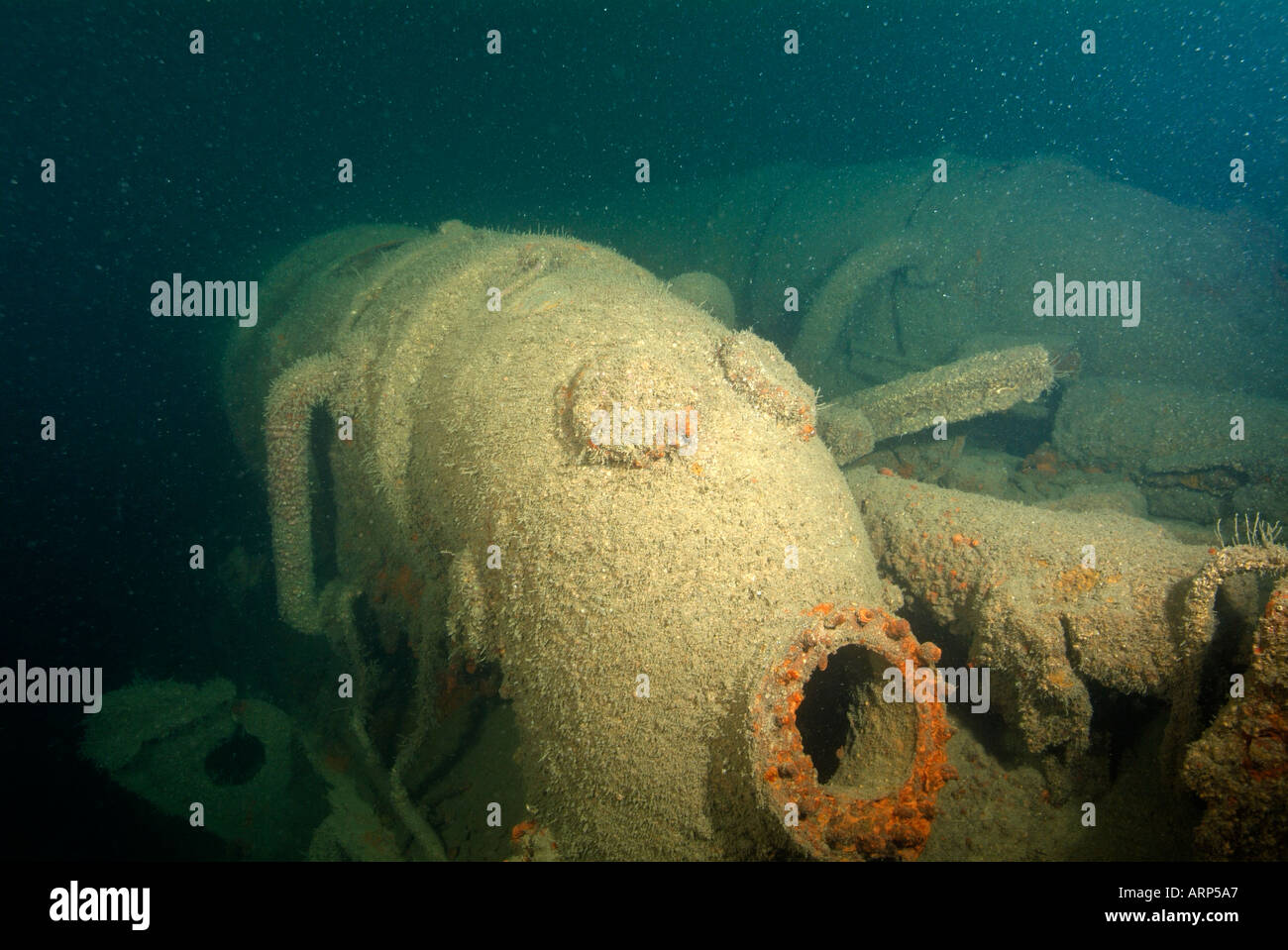 The U171 submarine wreck in Brittany Stock Photo - Alamy