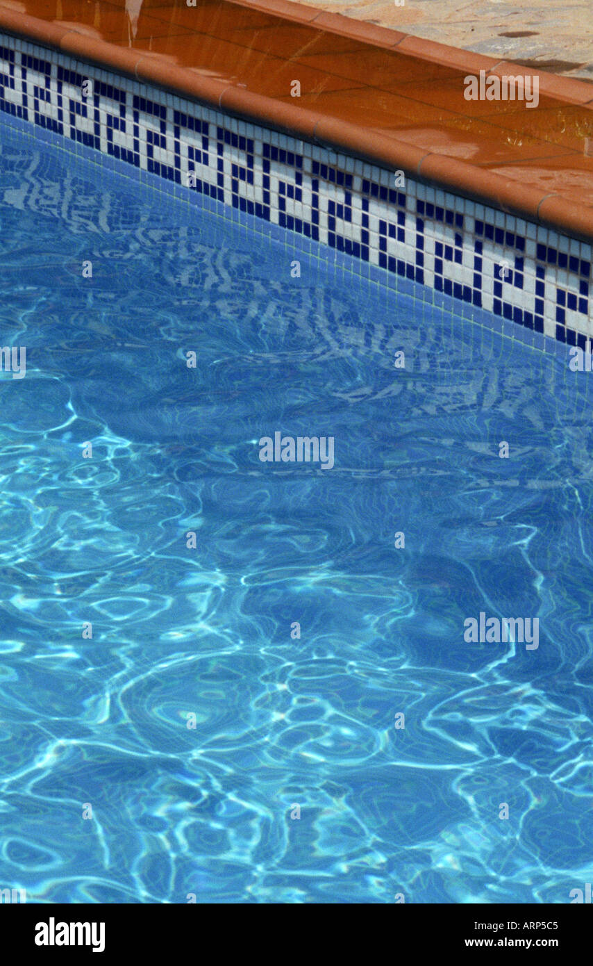 White tile around pool hi-res stock photography and images - Alamy