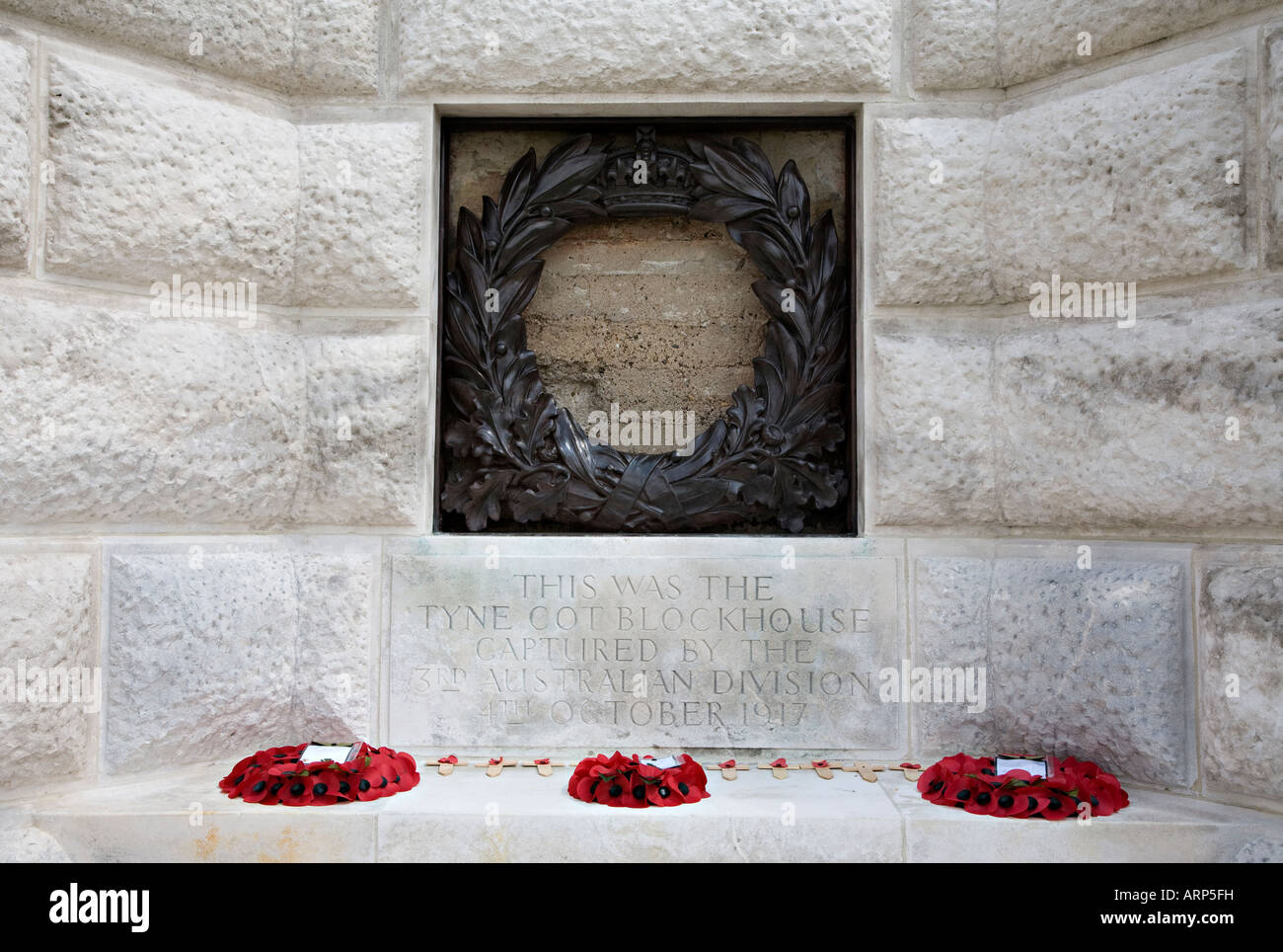 Tyne cot blockhouse memorial hi-res stock photography and images - Alamy